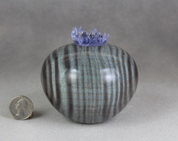 Handmade Curly Maple Memorial Urn: Artistic Wood Vessel (15 Cu. In.) - Etsy