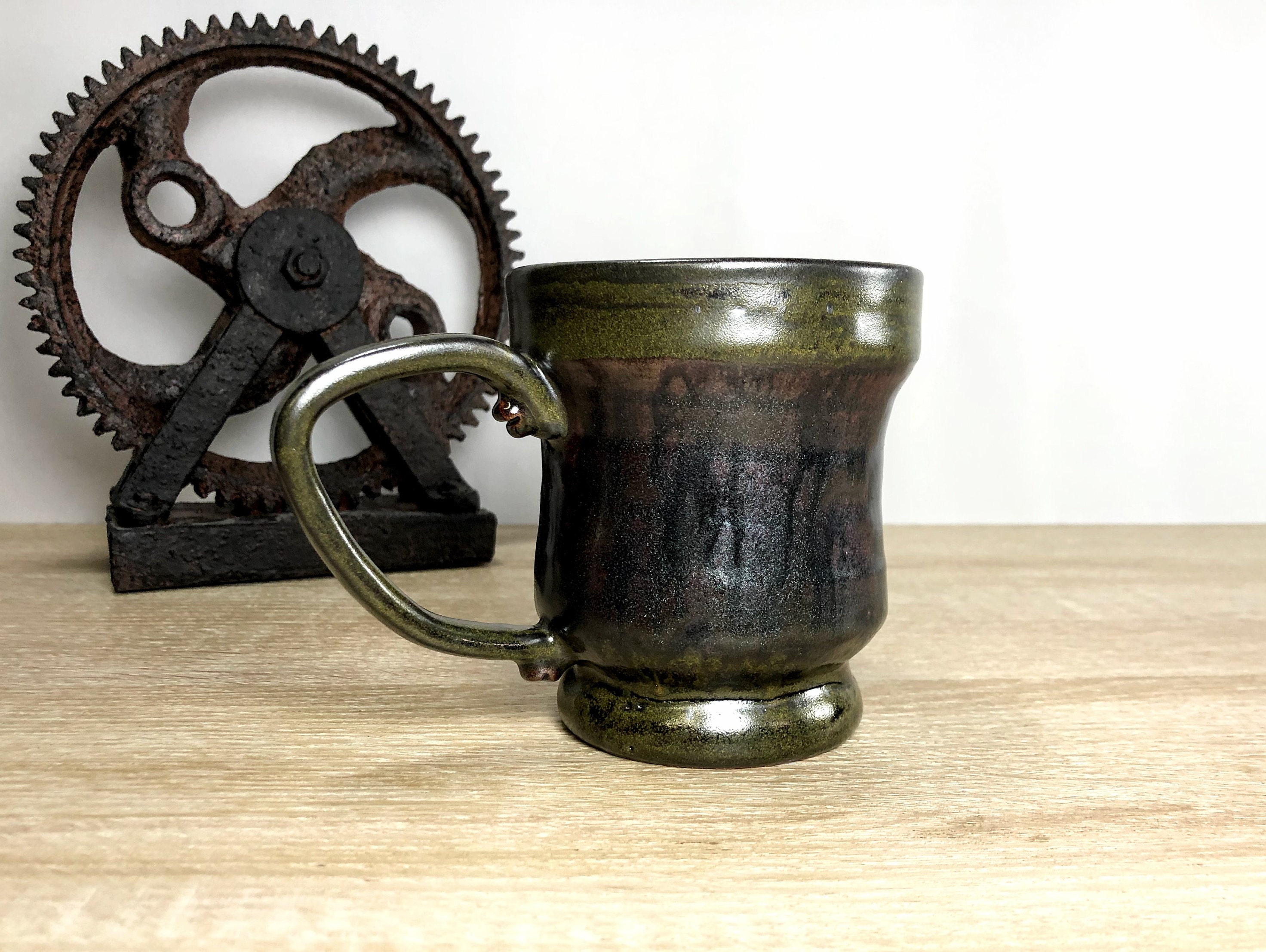 Steampunk Mug Ceramic Mug Large Pottery Mug - Etsy