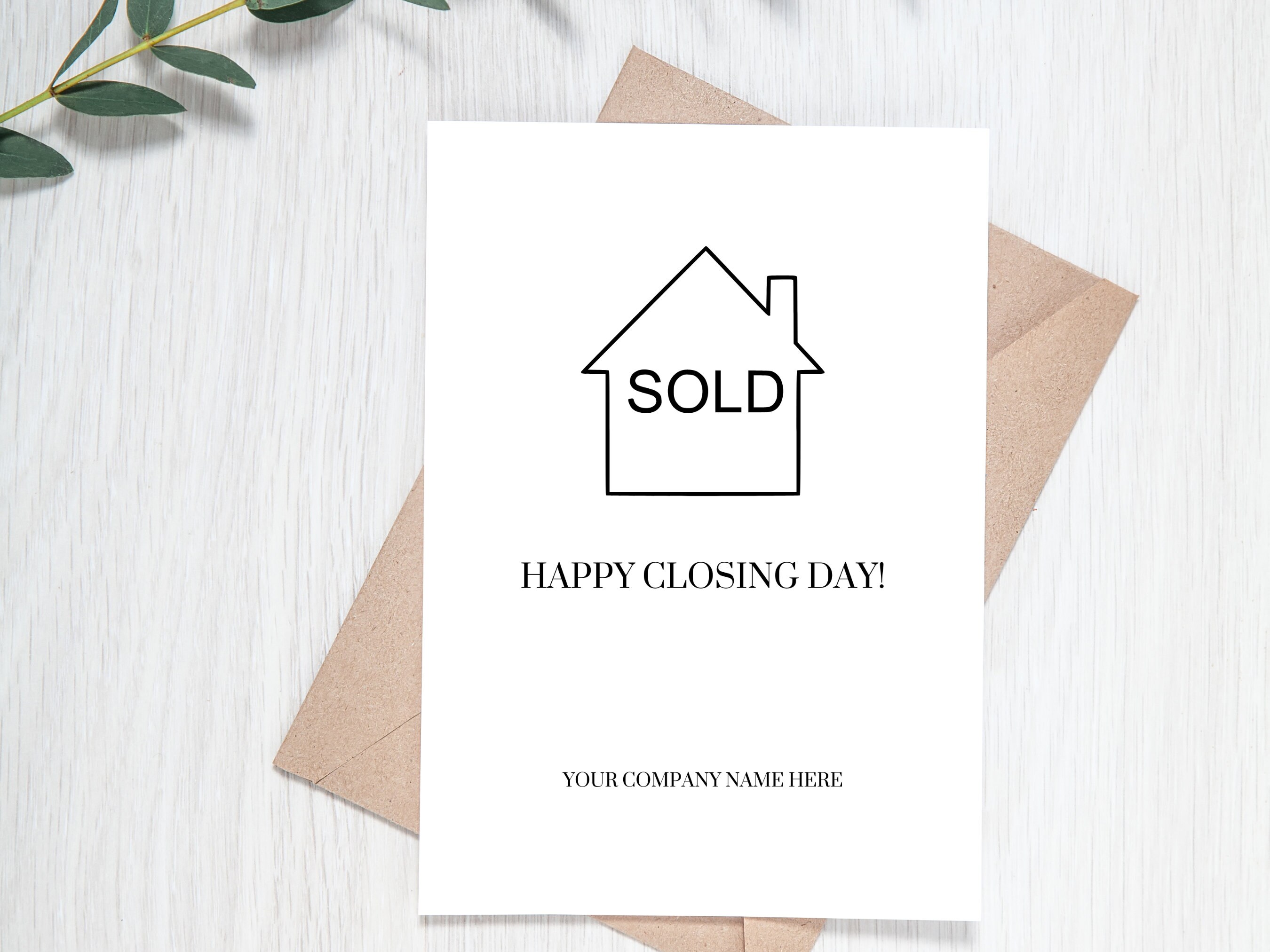 Happy Closing Day Card, Real Estate Closing Gift, Home Buyer Guide ...