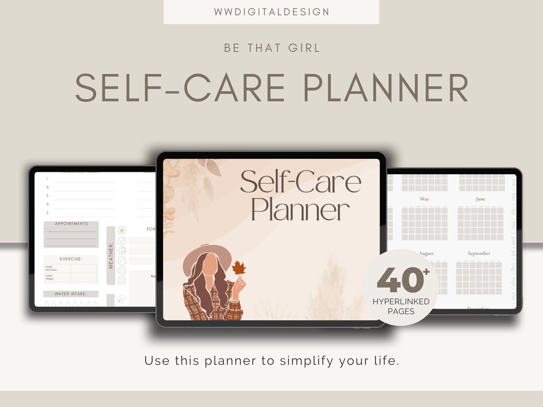 Self Care Planner | Digital Planner | Goodnotes Planner | iPad Planner ...
