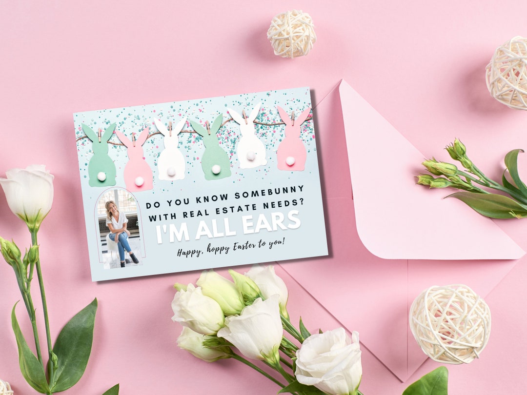 Real Estate Spring Easter Postcard, for Sale, Farming Postcard, Realtor ...