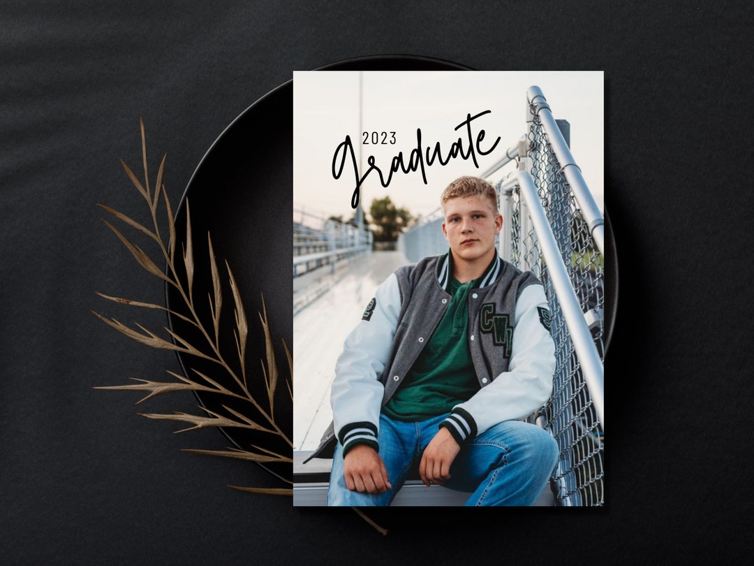 Graduation Invitation 2022 Template, Modern Graduation Announcement ...