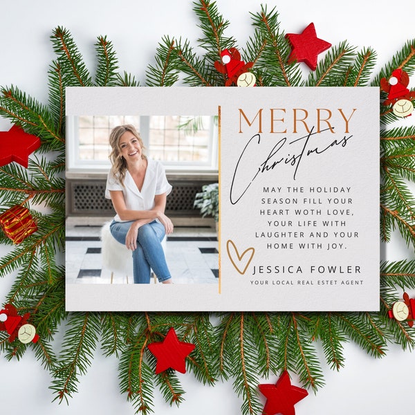 Realtor Christmas Cards - Etsy