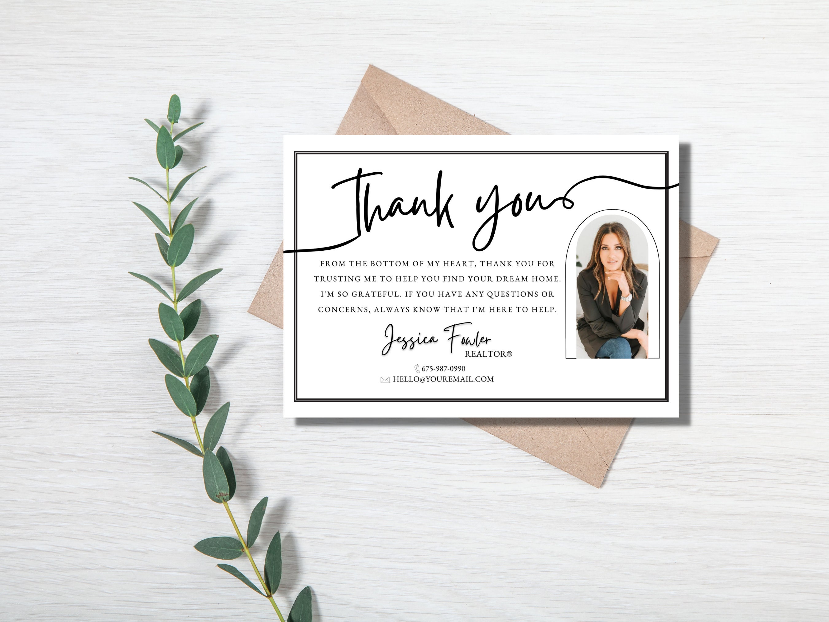 Real Estate Thank You Card | Real Estate Marketing | Realtor Thank You ... Real Estate Thank You Card | Real Estate Marketing | Realtor Thank You ...
