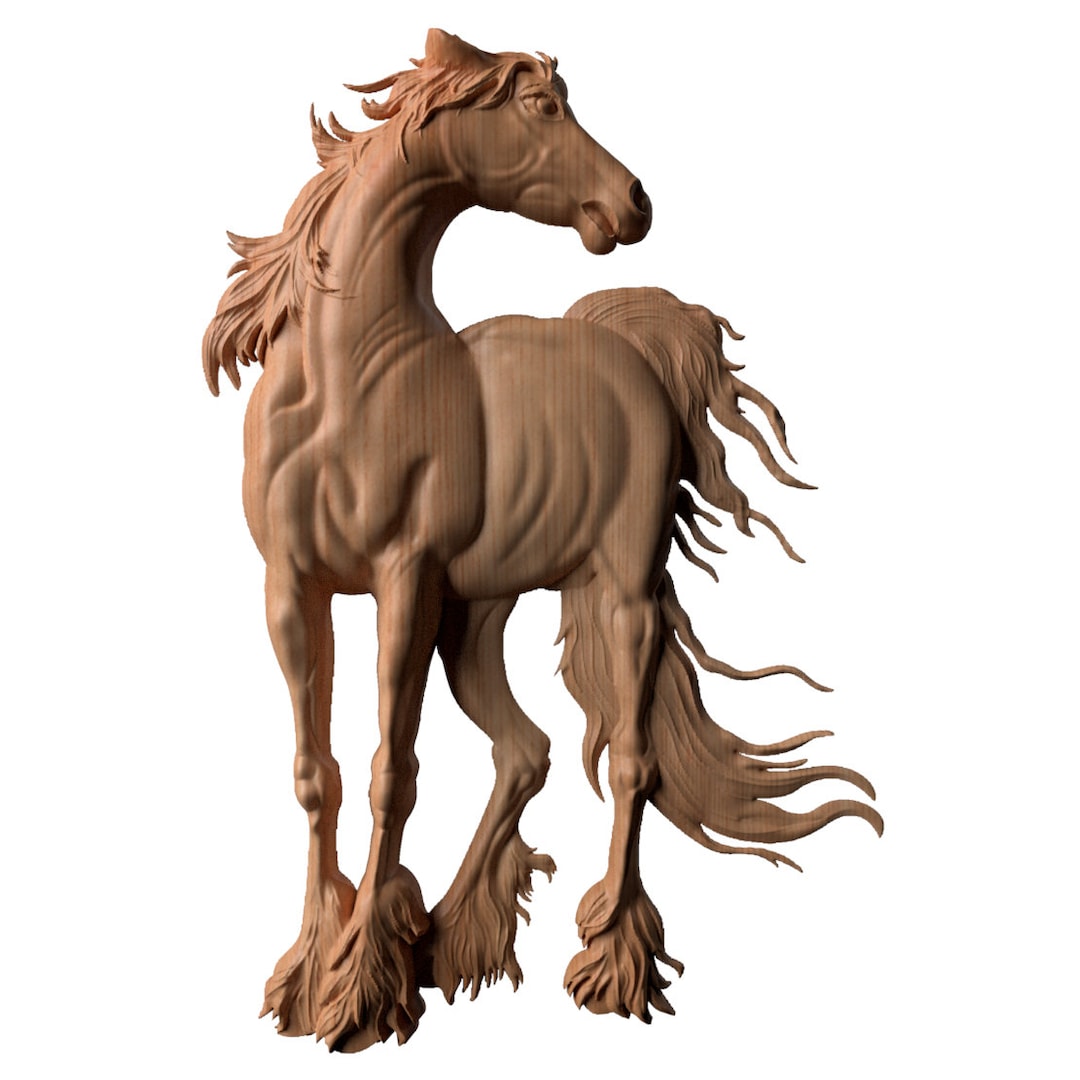 Exquisite Wood Carved Horse: Timeless Artistry for Any Space. 2 - Etsy