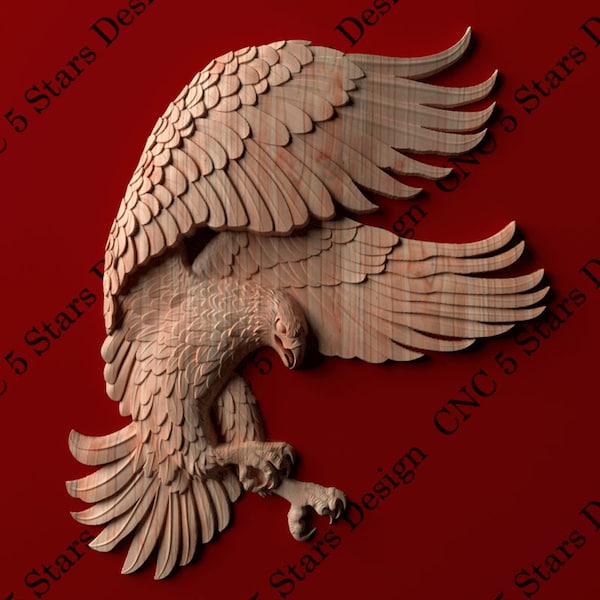 Eagle Wood Carving - Etsy