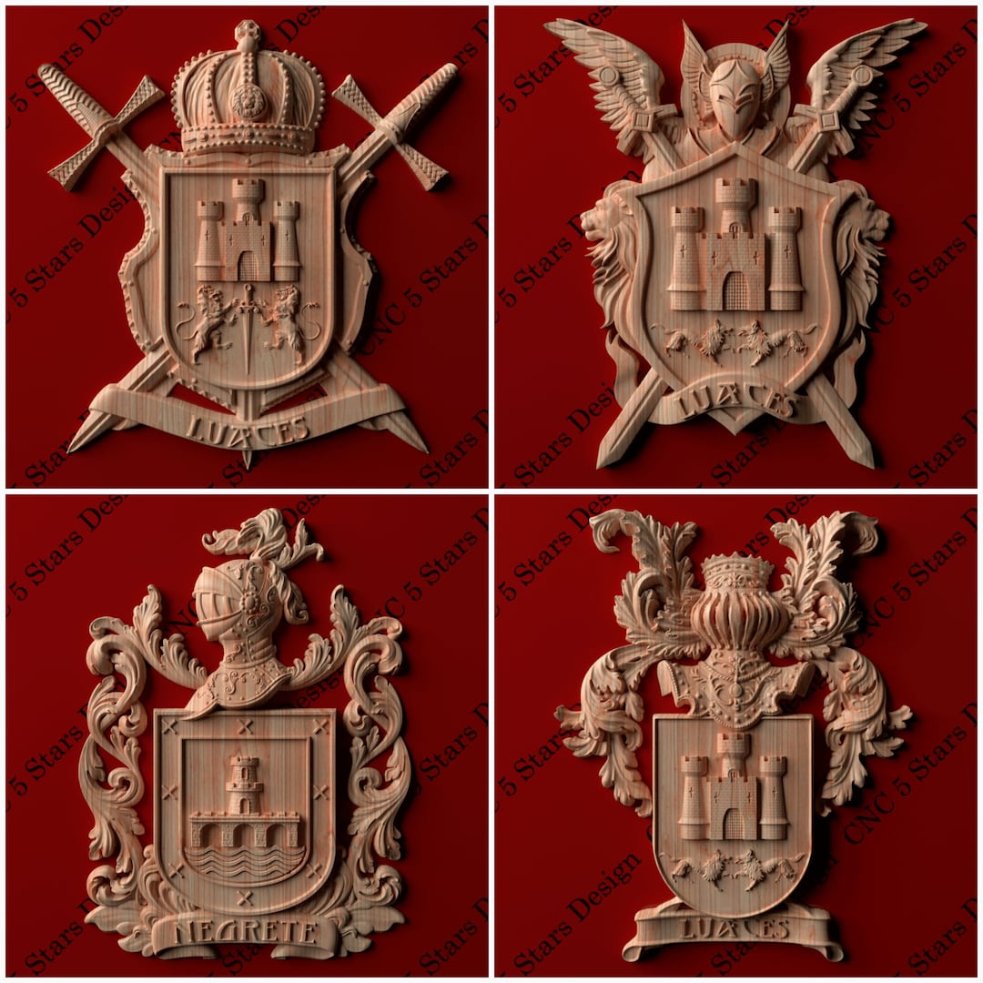 Heraldic Coat of Arms Carved in Wood.home Decor - Etsy Canada