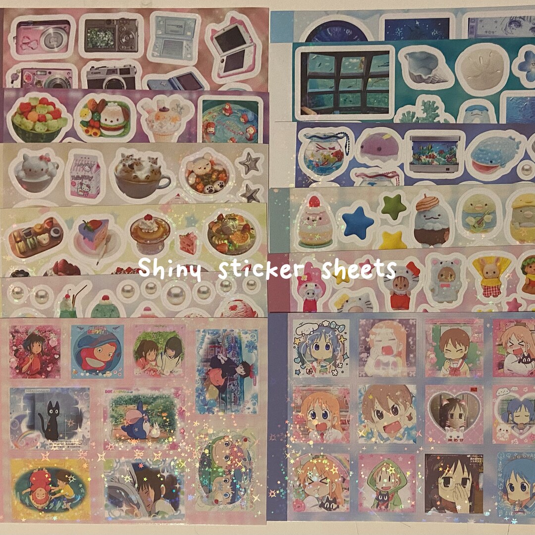A6 Sticker Sheets Vinyl Stickers - Etsy