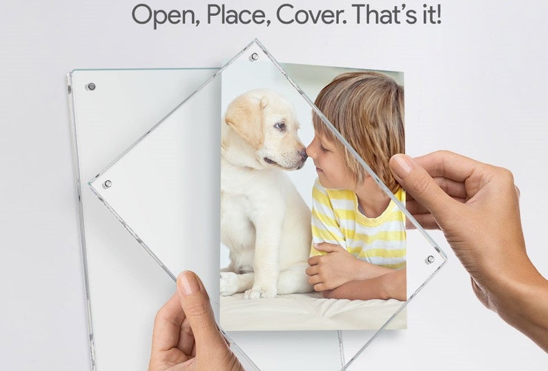 Montage Collage Multi Photo Picture Floating Acrylic Frame - Etsy