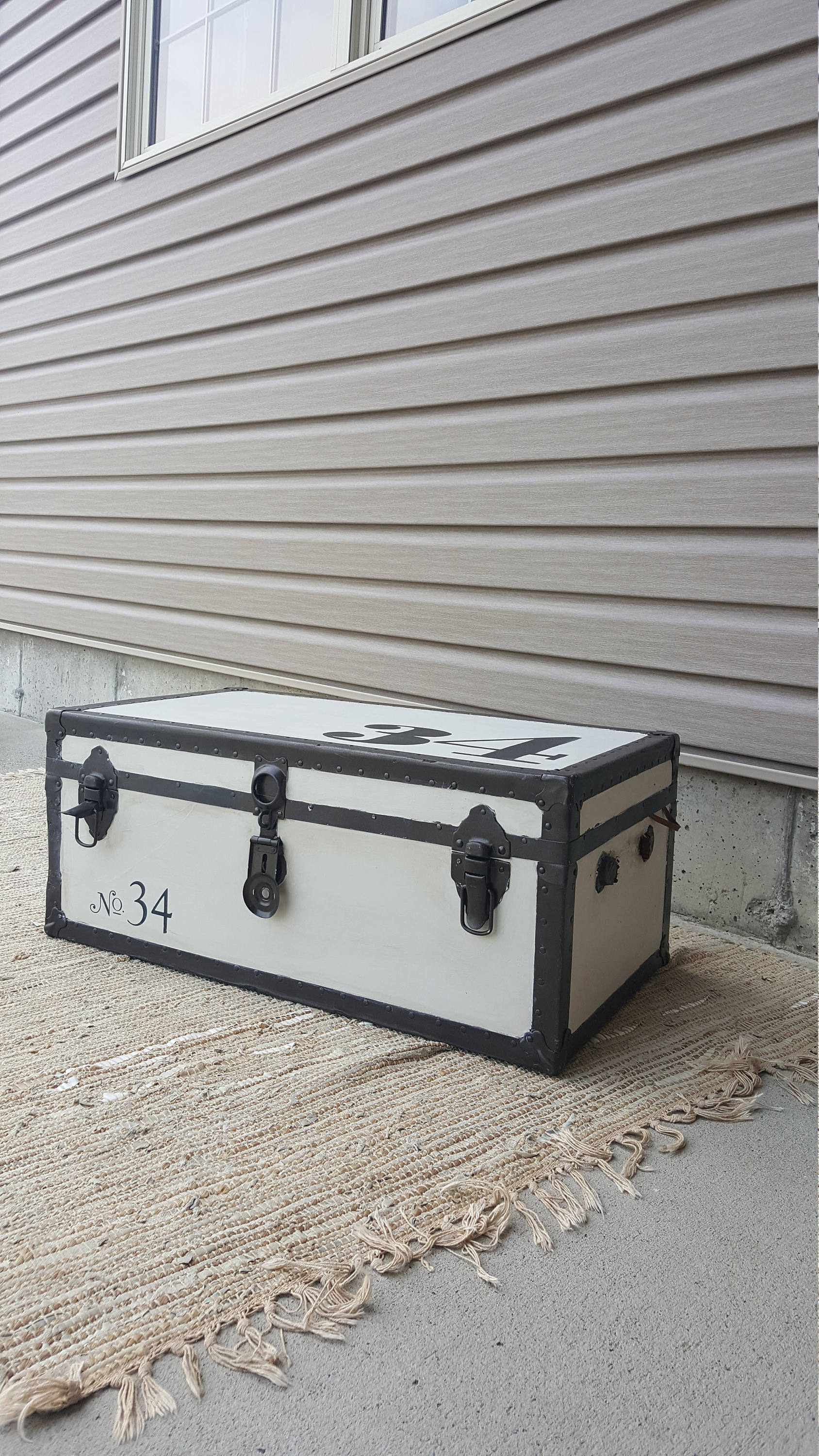 Vintage Number Trunk - Etsy