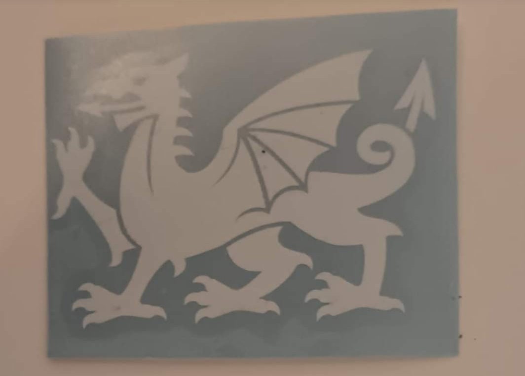 Welsh Dragon Decals (large) - Etsy