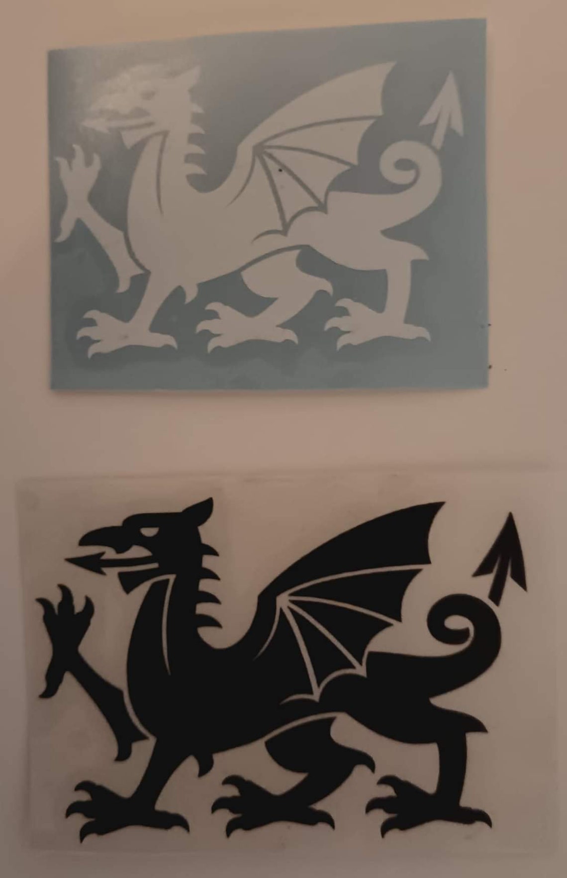 Welsh Dragon Decals (small) - Etsy