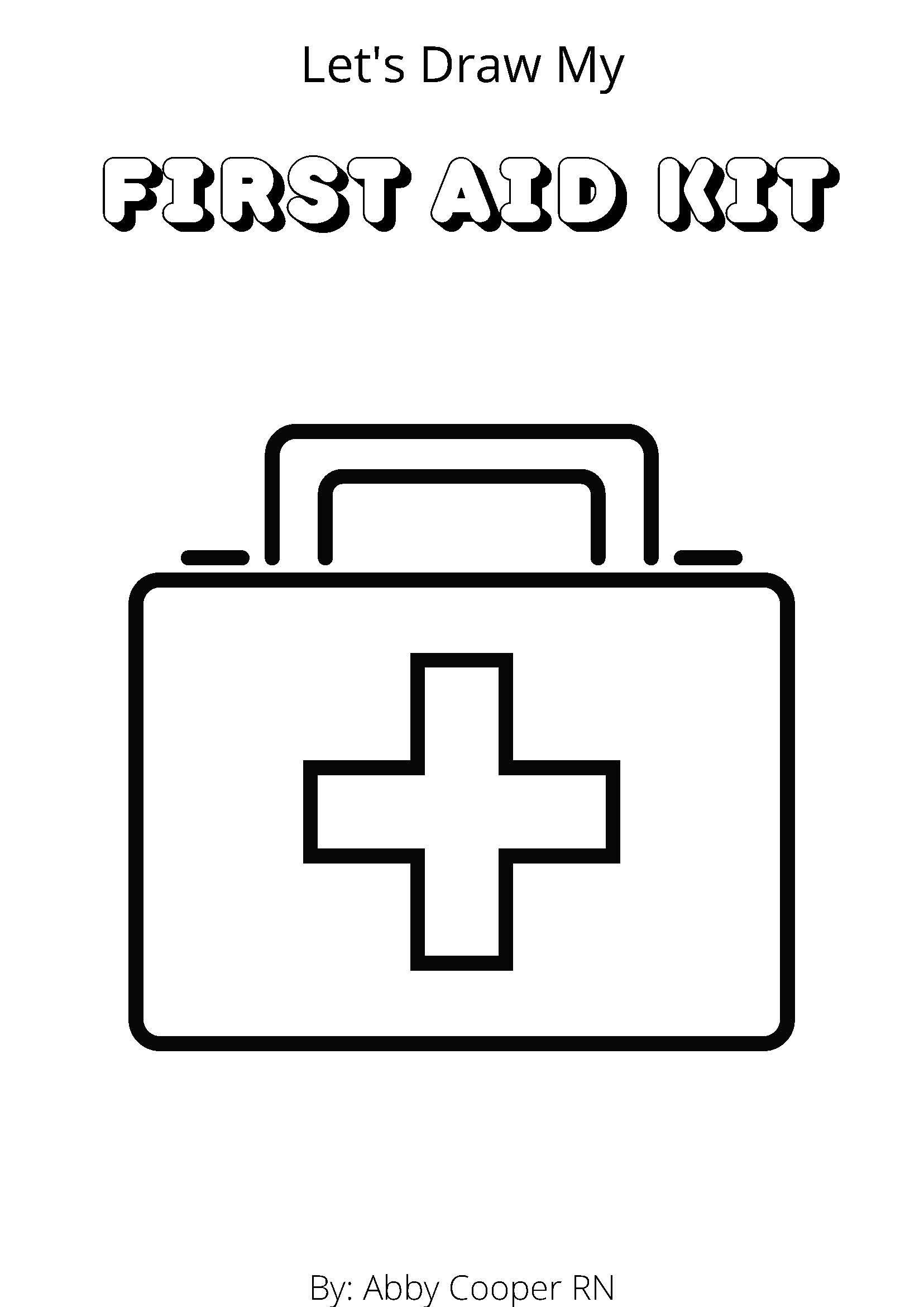 First Aid Kit Coloring Pages