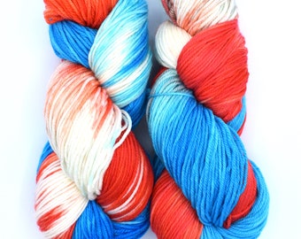 Red white and blue yarn | Etsy