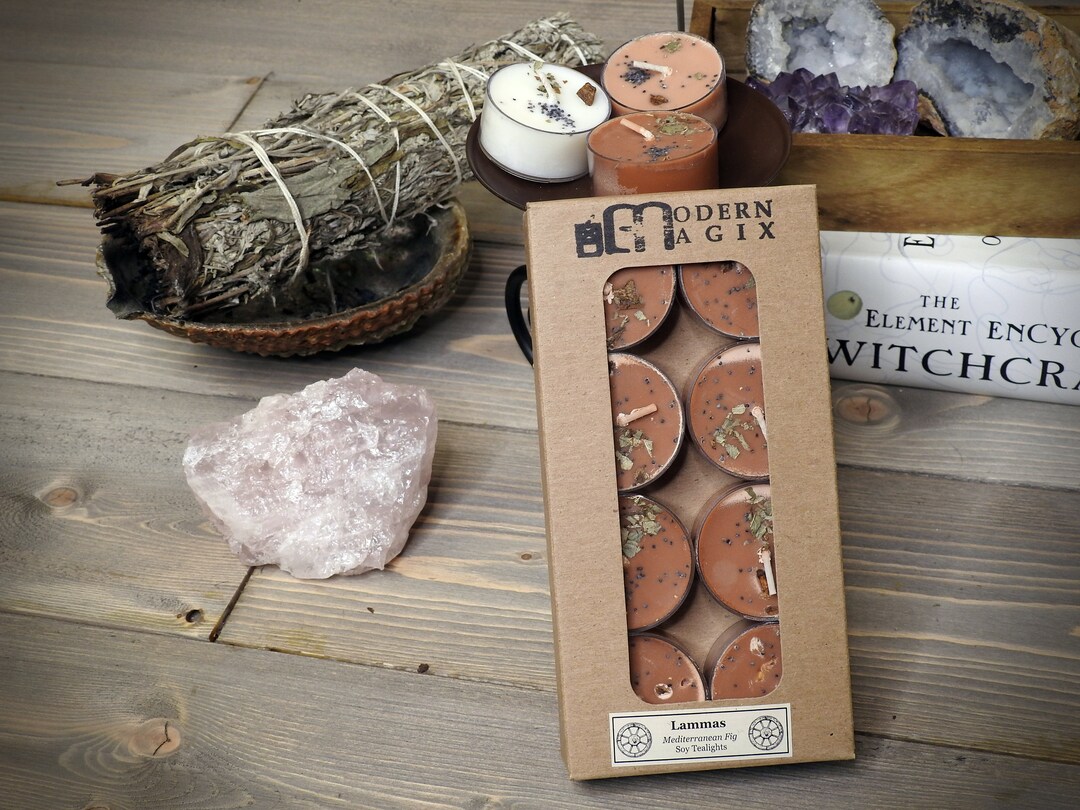 Lammas Ritual Tealights 4 or 8 Pack Lughnasadh Wiccan Witchcraft Pagan ...