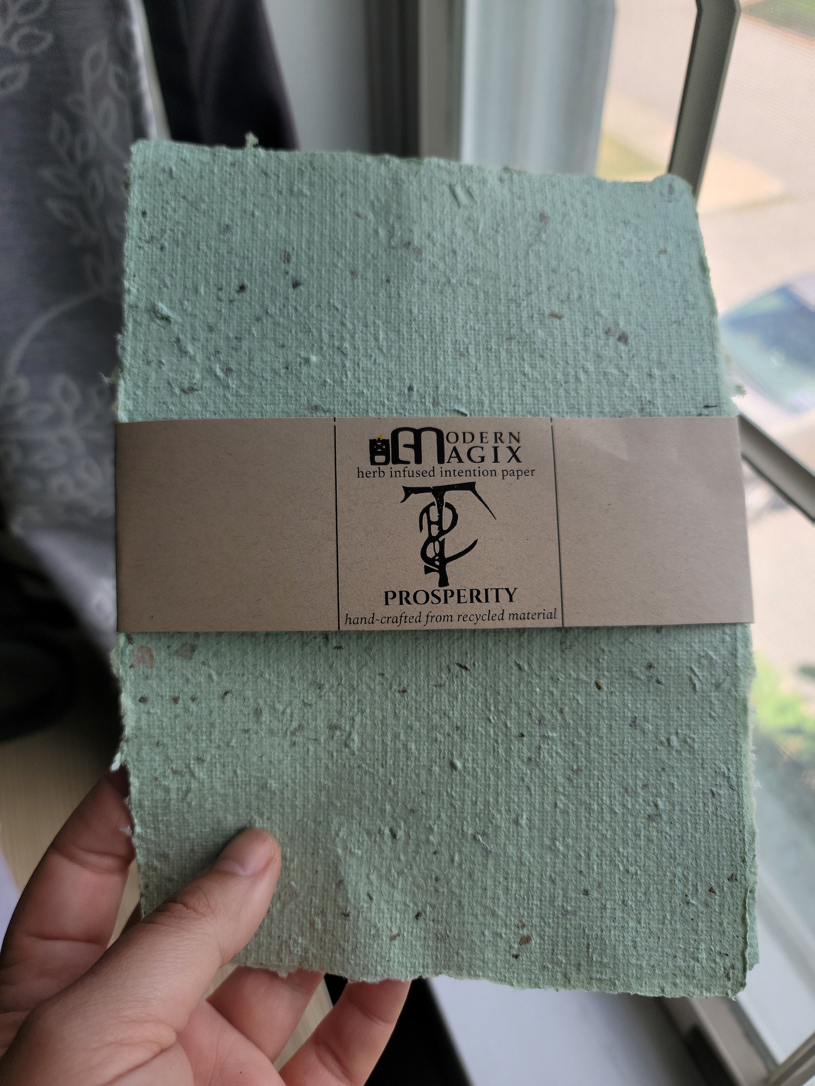 Prosperity Spell Paper: Herb-infused Recycled Handmade Sheets for ...