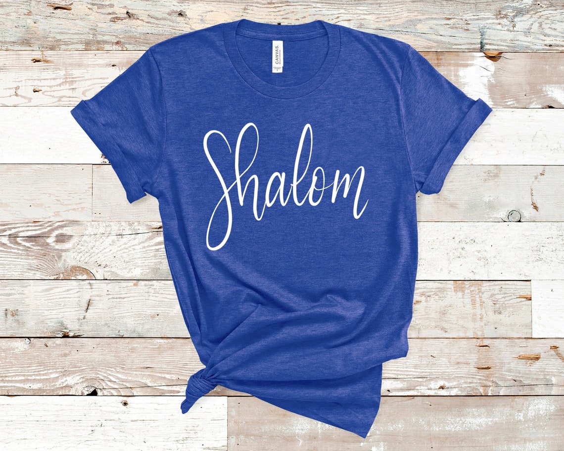 Shalom T-shirt | Shalom Shirt | Peace Shirt | Christian T-shirt | Mom ...
