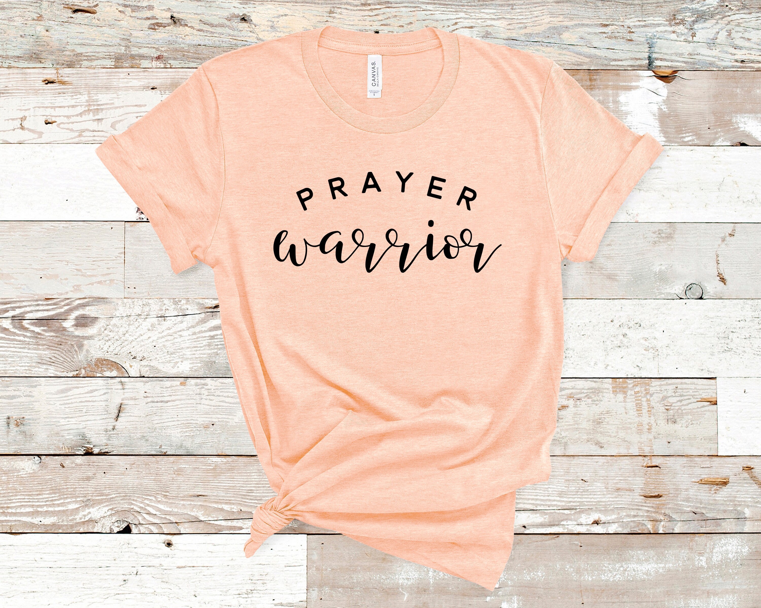 Prayer Warrior T-shirt Christian Apparel Christian Tees - Etsy UK
