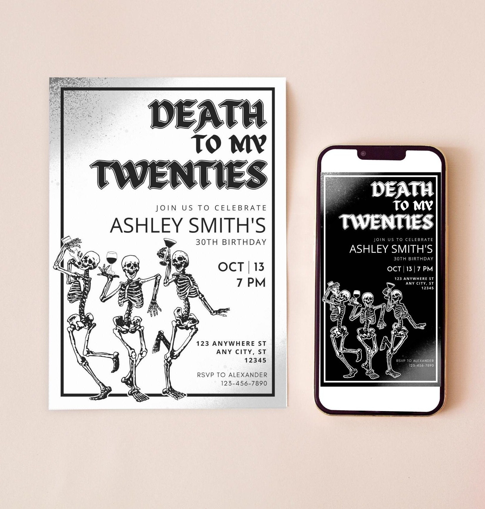 Death to My 20s, Funeral for My 20s, Death to My 20s Party, 30th ...