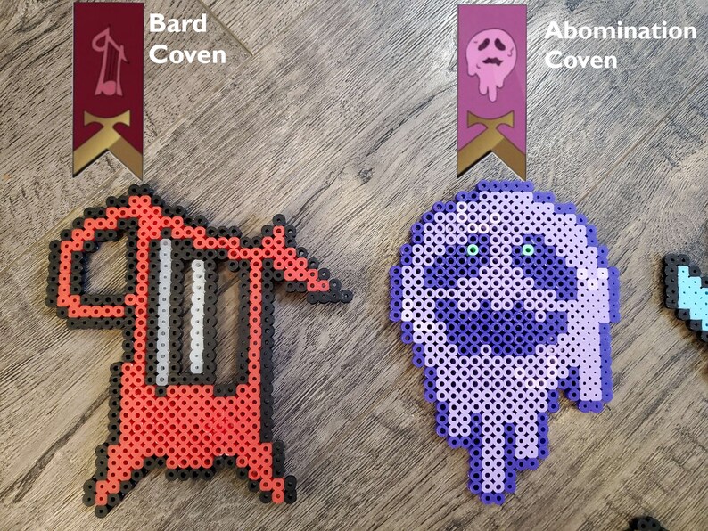 The Owl House Covens Wall Decor Perler Bead Plant Abomination ...