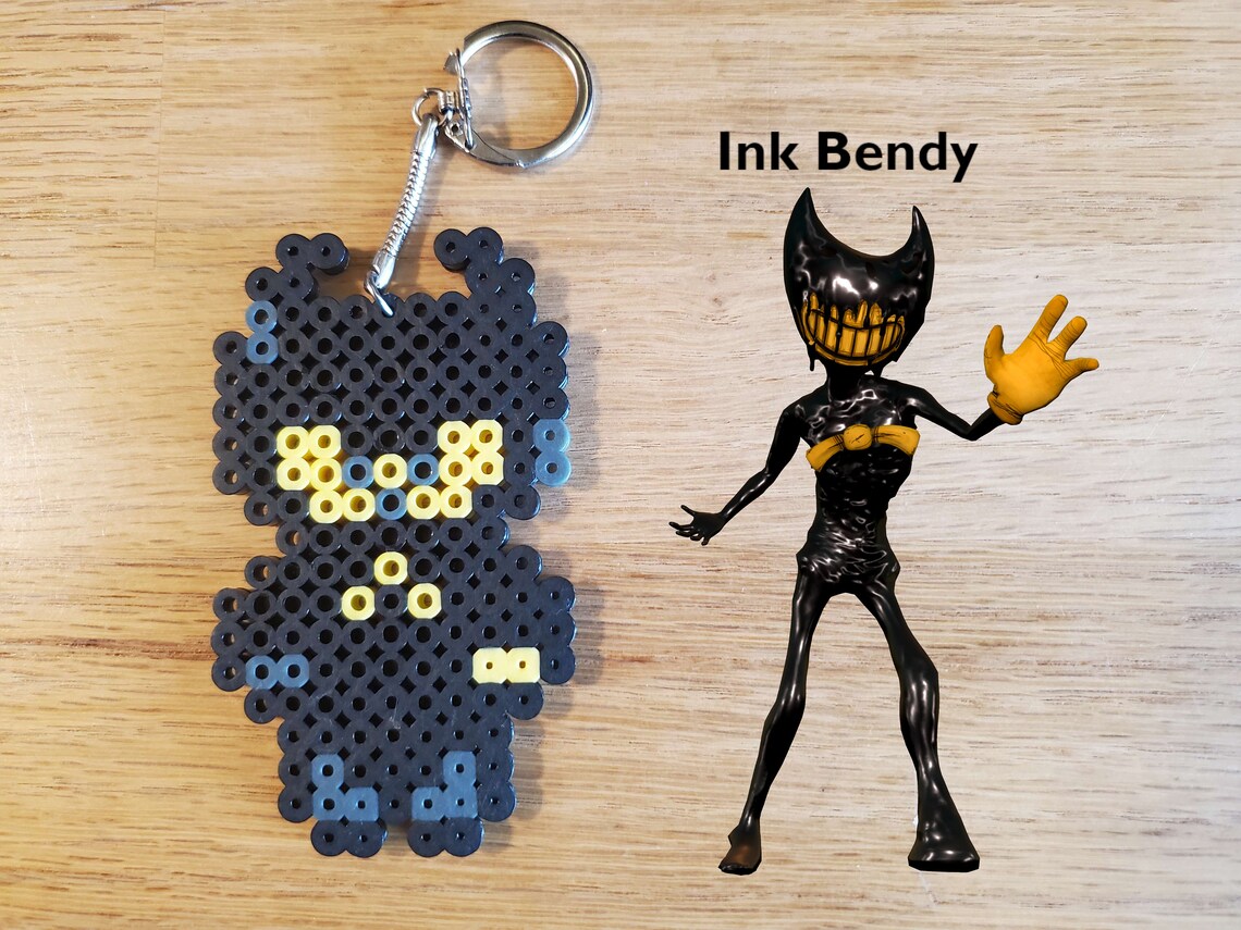 BATIM Keychain Perler Bead Sprite Bendy and the Ink Machine Alice ...