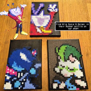 Deltarune Ant-tenna Pixel Art Perler Bead Canvas 5x7 Inches Chapter 3 ...