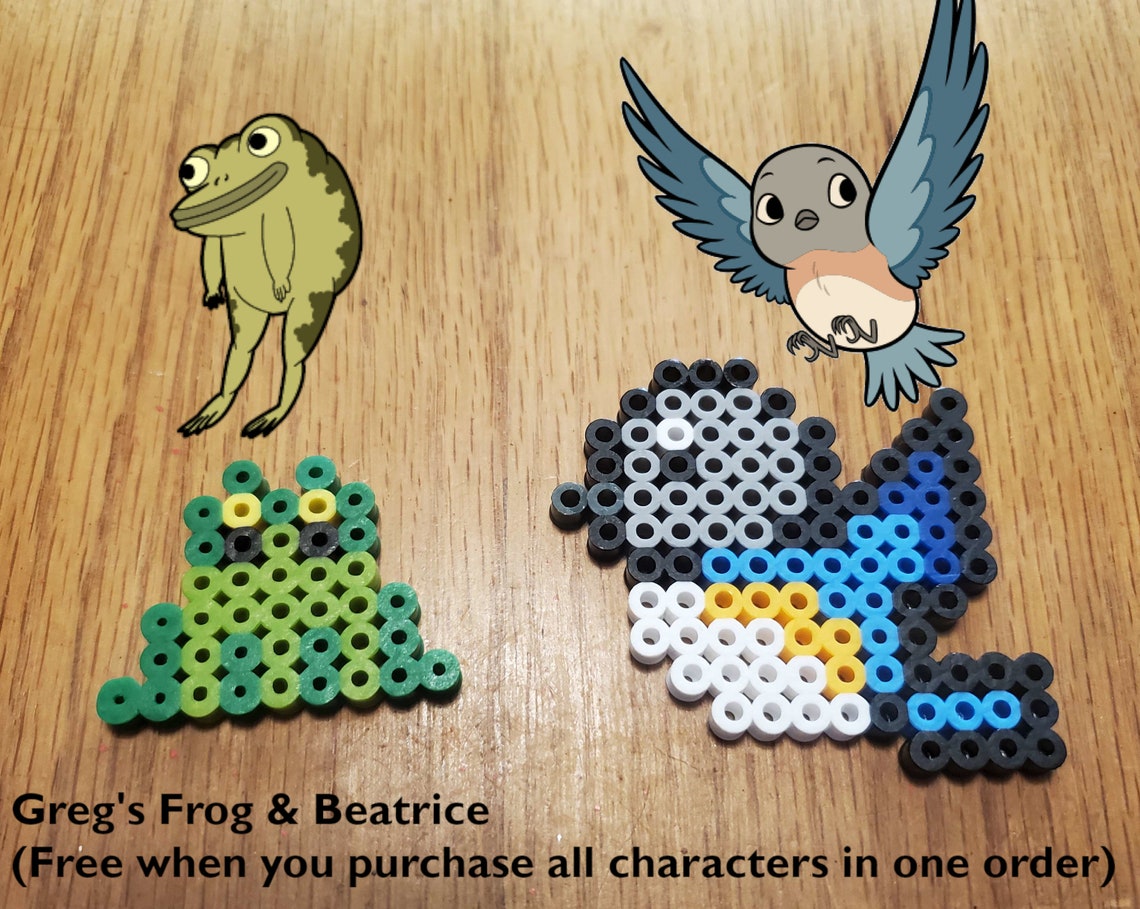 Over the Garden Wall Magnet Perler Bead Wall Decor Sprite Wirt Greg ...