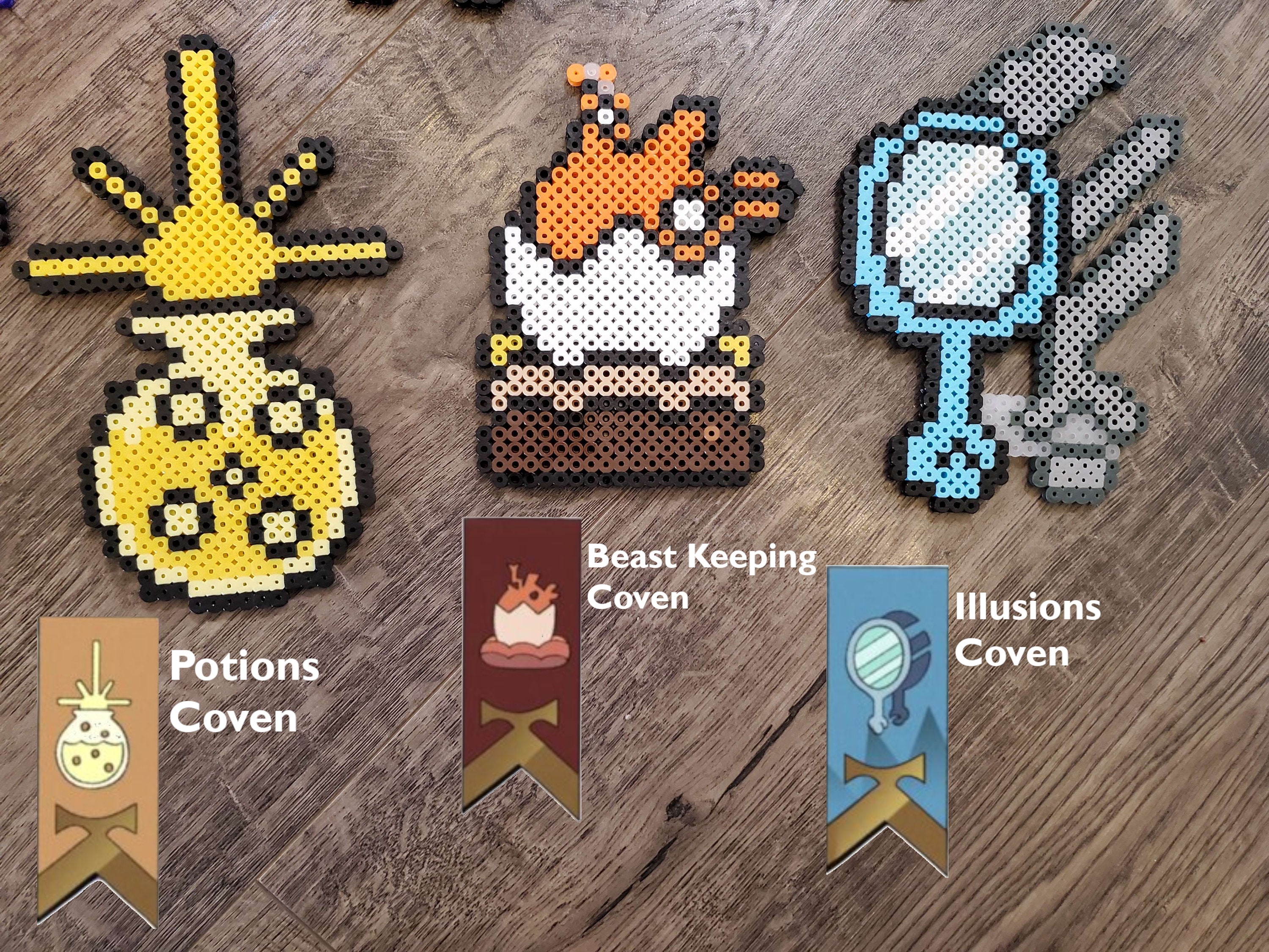 The Owl House Covens Wall Decor Perler Bead Plant Abomination ...