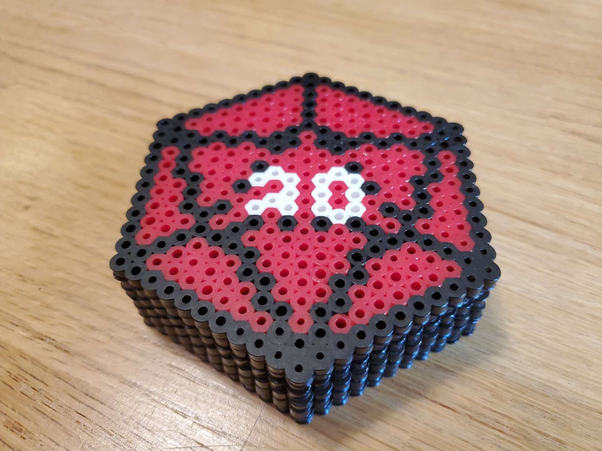 Dnd D20 Coaster Dungeons and Dragons Perler Bead Movie Cup Holder - Etsy