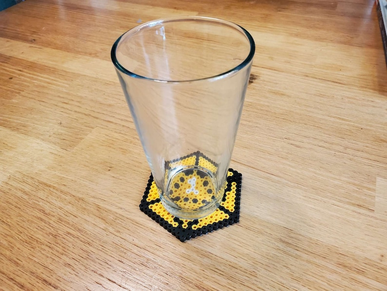 Dnd D20 Coaster Dungeons and Dragons Perler Bead Movie Cup Holder - Etsy