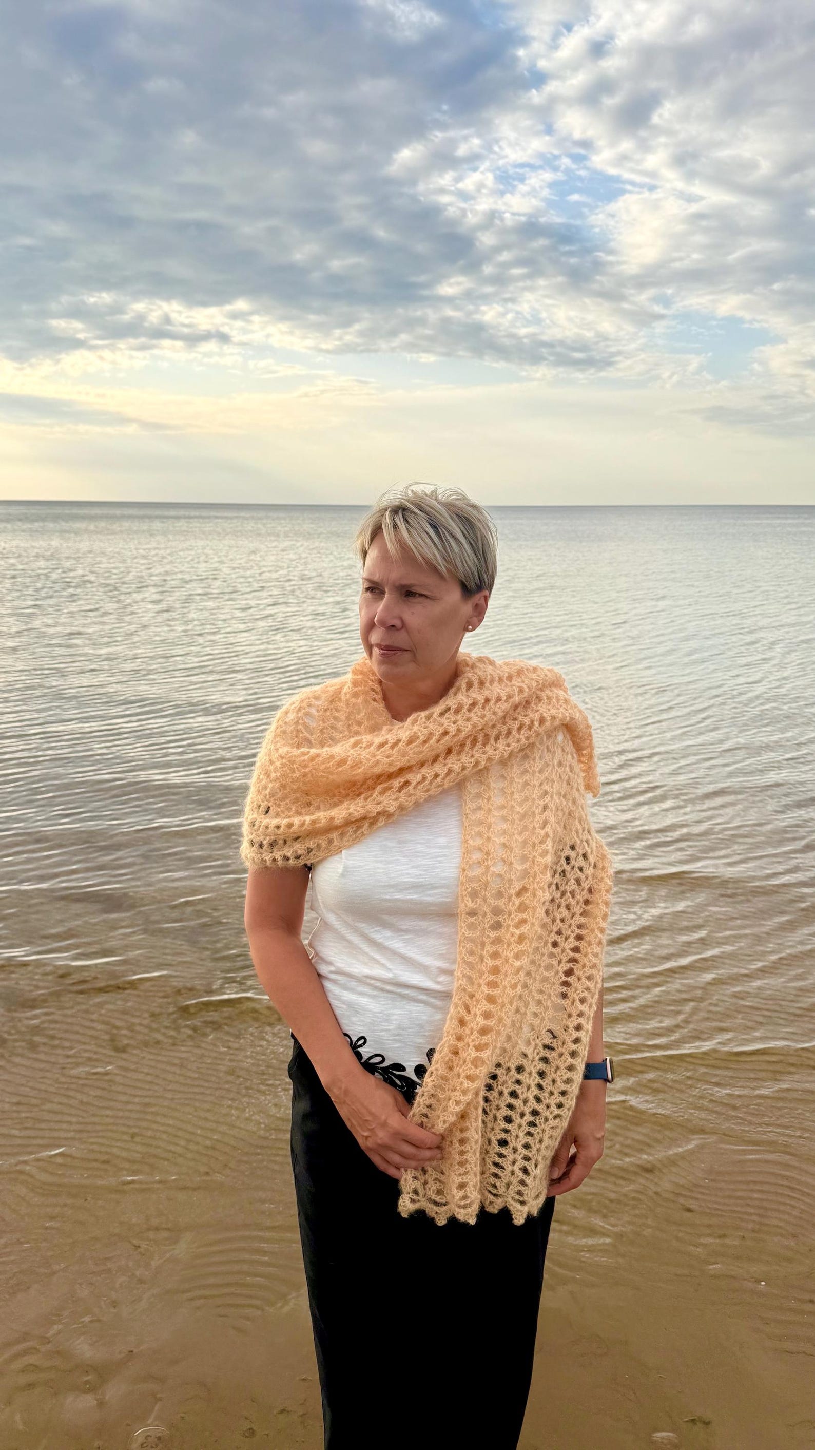 Crochet Mohair Shawl Scarf Easy Pattern PDF Instant Download - Etsy