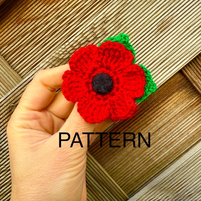 Poppy Memorial Brooches - Etsy