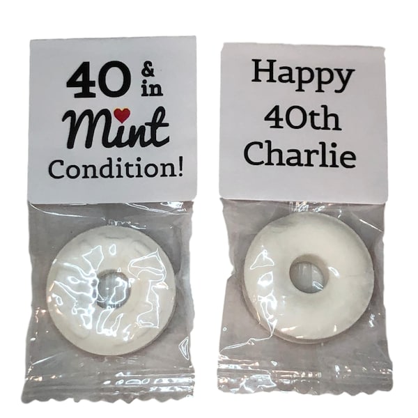 Personalized 40th Birthday Favors For Men Etsy