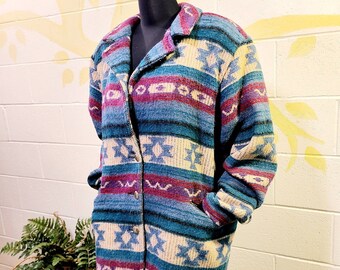 Native Blanket Coat - Etsy
