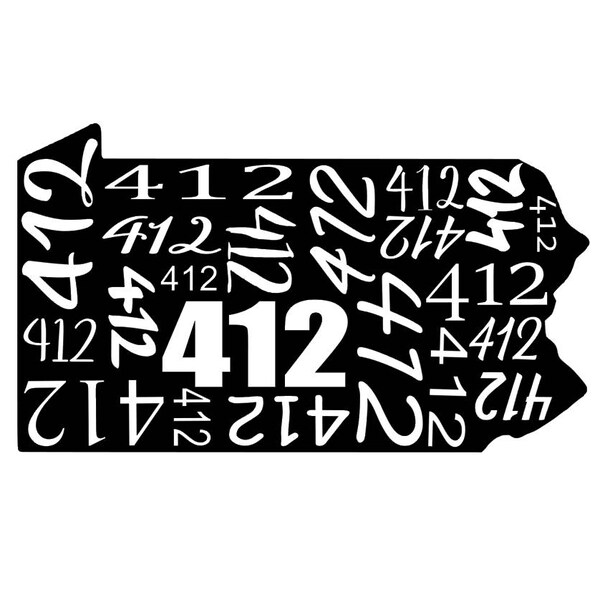 412 Decal - Etsy