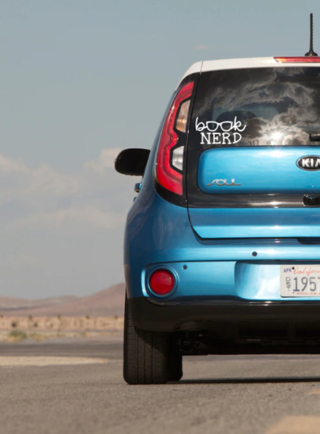 Book Nerd Car Decal Book Decal Librarian Decal Library Decal Book Lover ...