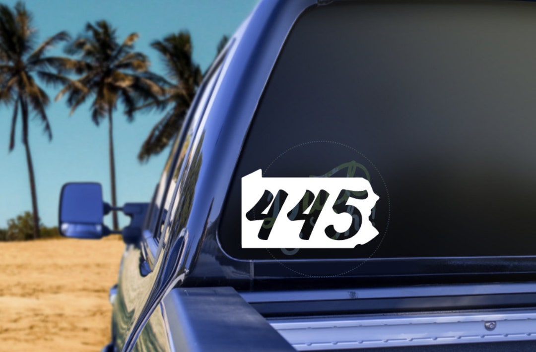 Area Code 445 Decal 445 Sticker Philly Decal Philly Sticker Southeast Area Code 445 Decal 445 Sticker Philly Decal Philly Sticker Southeast
