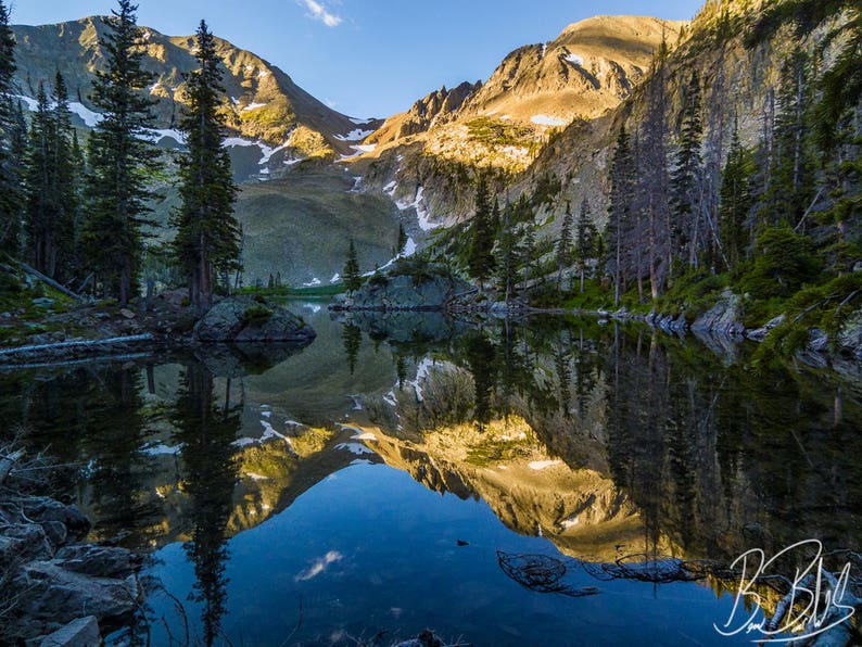 Lake Agnes in the Colorado Rocky Mountains 4 Standard Image - Etsy