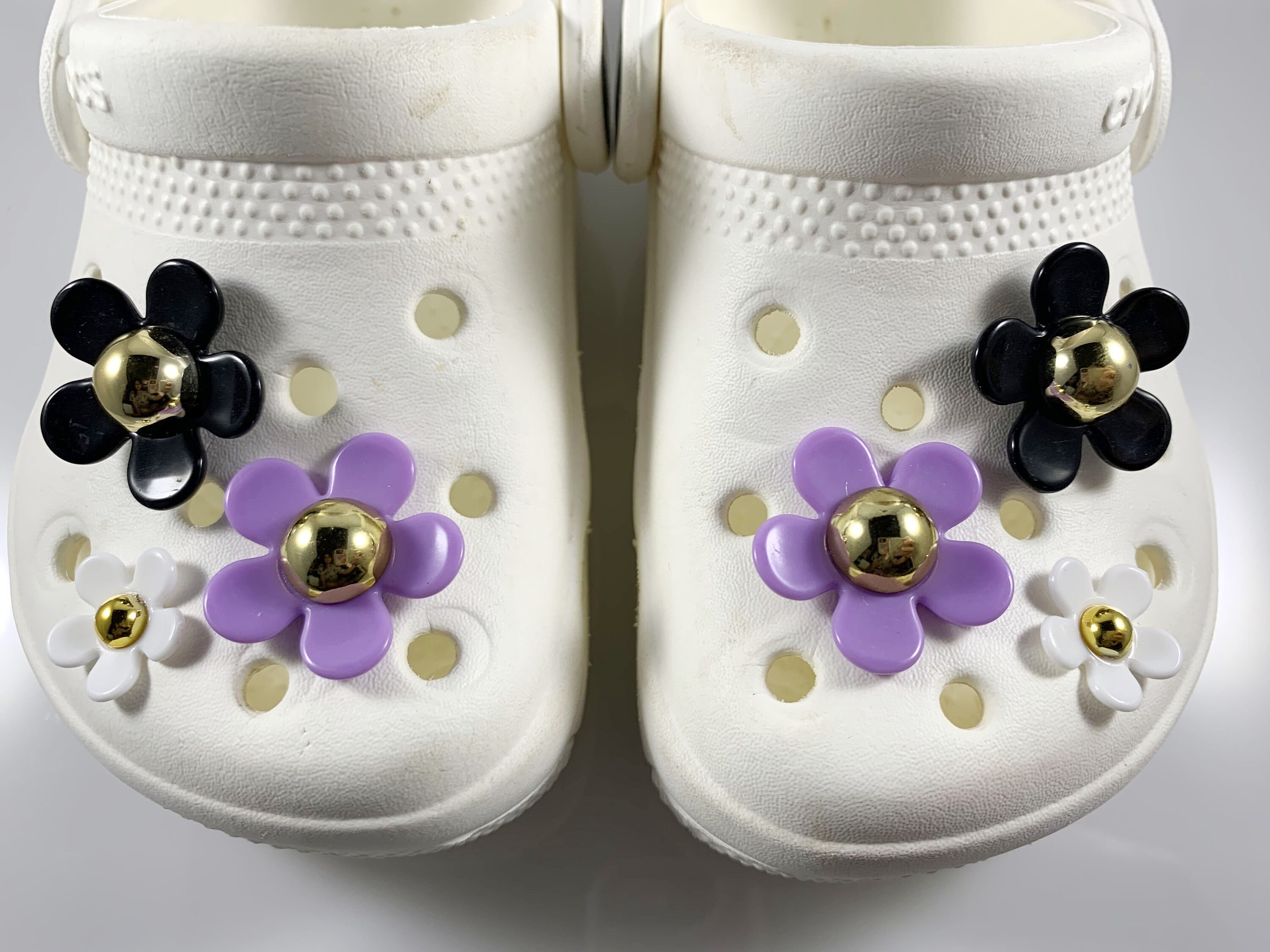 High Quality Daisy Flower Set Shoe Charms for Croc 6pcs - Etsy