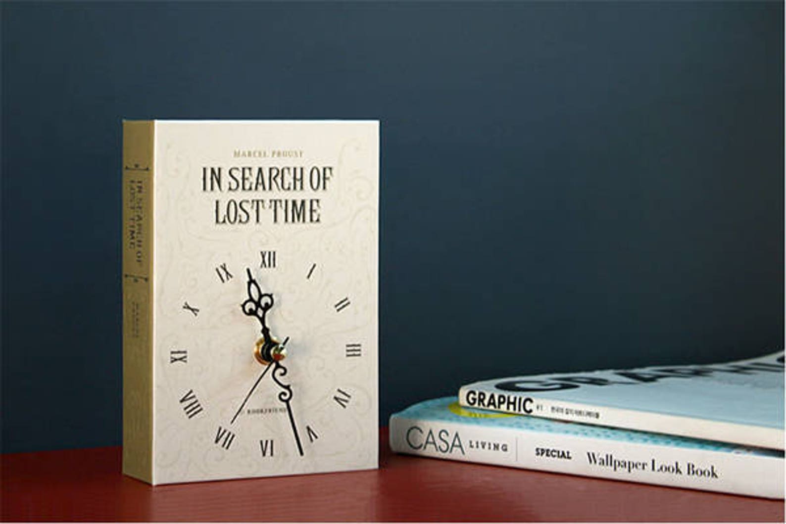 Book Clock Essential Home Deco NEW - Etsy