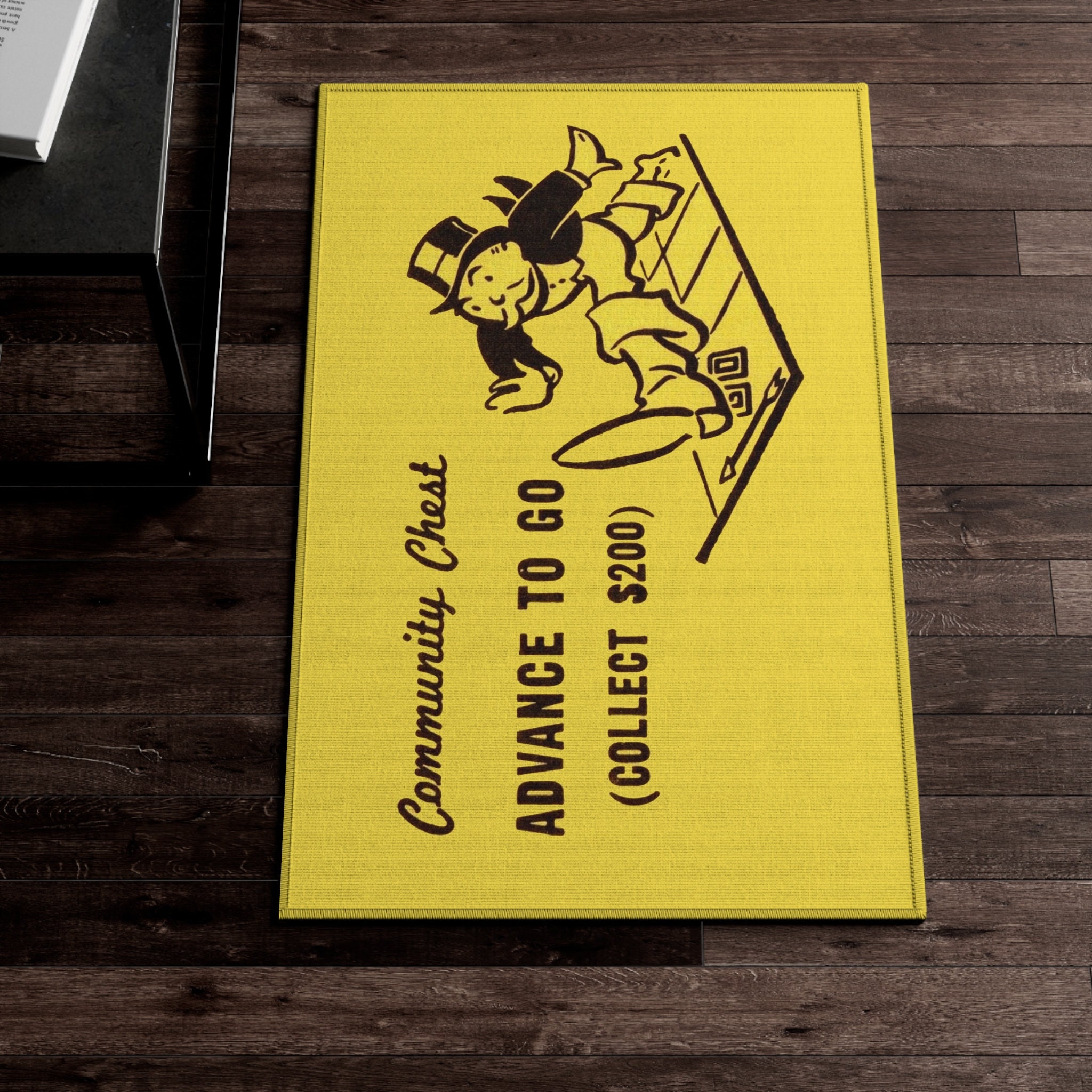 Welcome Mat Nerd Monopoly Go to Jail Board Game Room Area Rug - Etsy