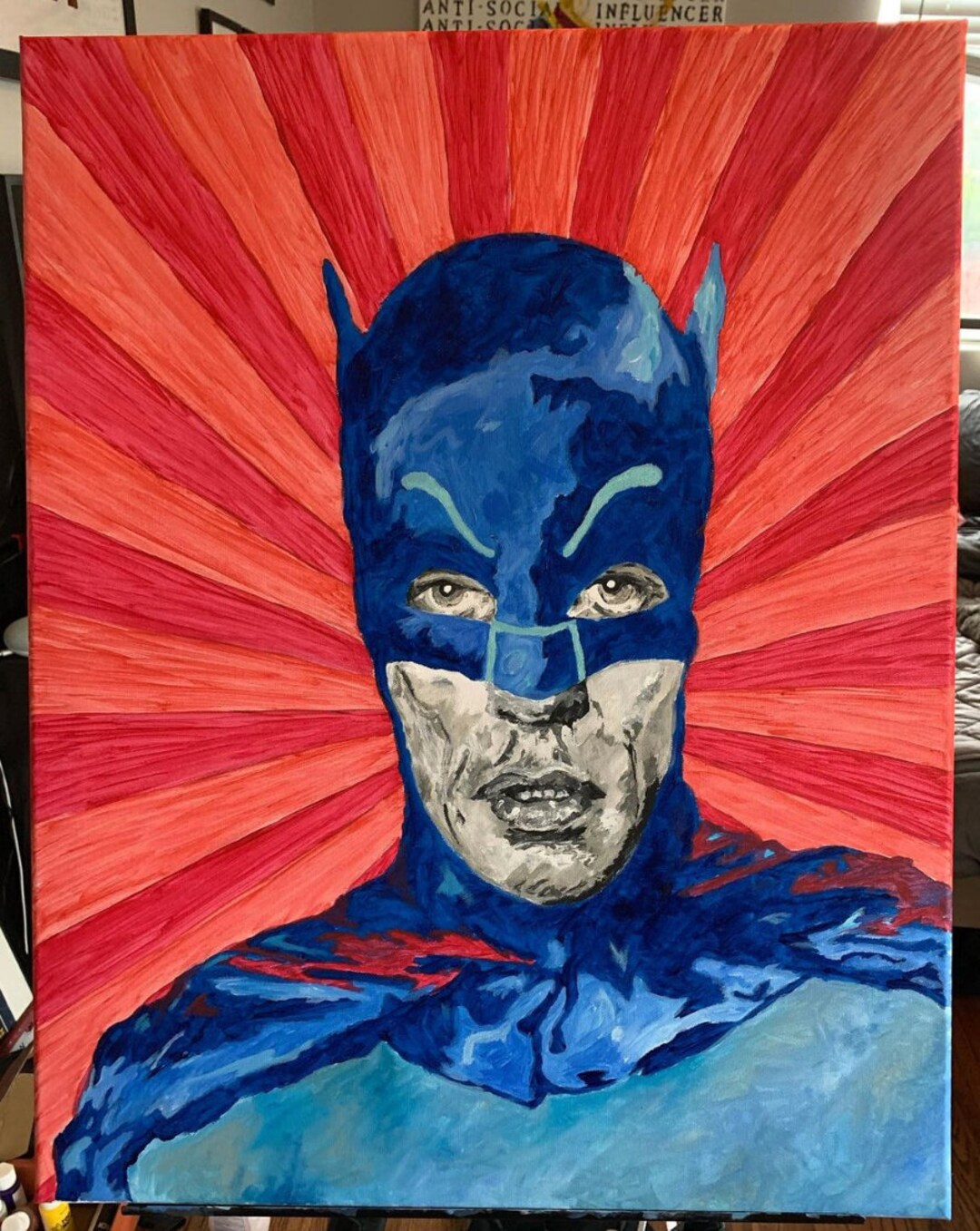 Mick Jagger as Batman Painting Rolling Stones Art. - Etsy