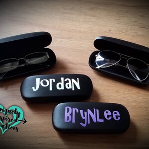 Personalized Eyeglass Case, Personalized Gift for Women, Men or Kids ...