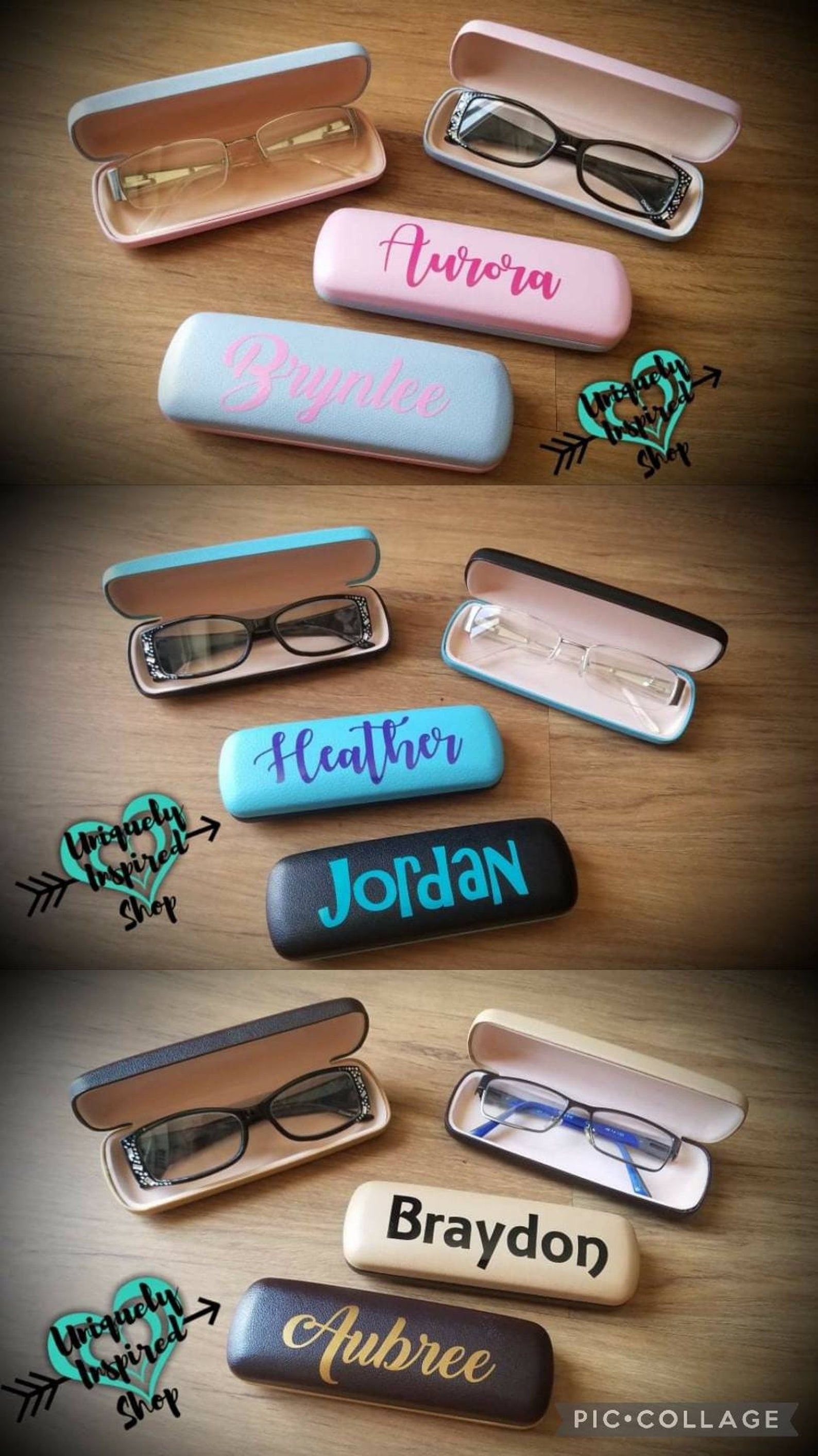 Personalized Eyeglass Case Personalized for Kids Glasses or - Etsy