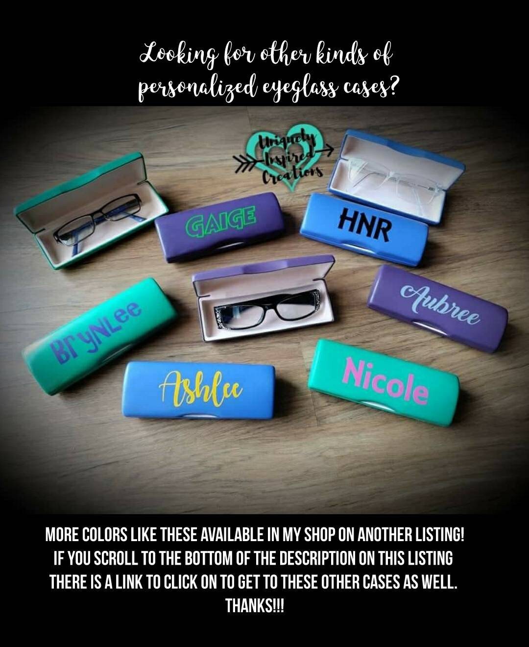 Personalized Eyeglass Case Personalized Gift for Women Men - Etsy