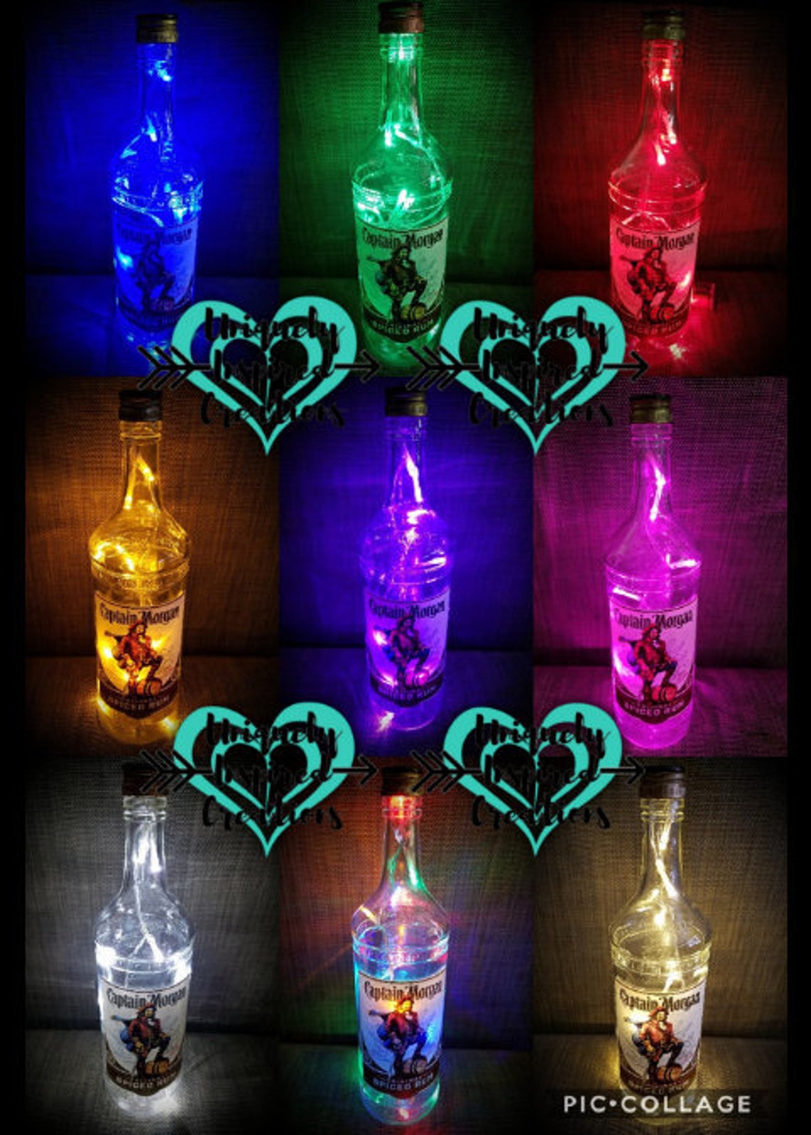 Captain Morgan Light Decor Different Colored Lights to - Etsy