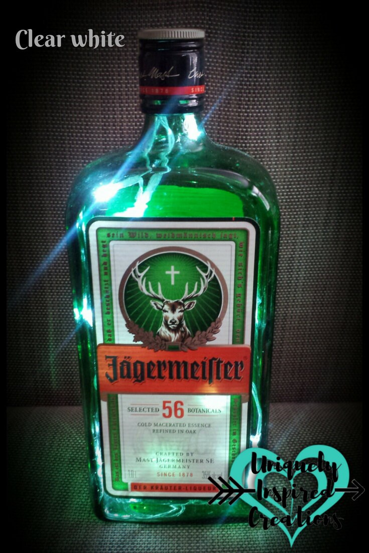 Jagermeister Bottle Light Jager Light Decor Different - Etsy