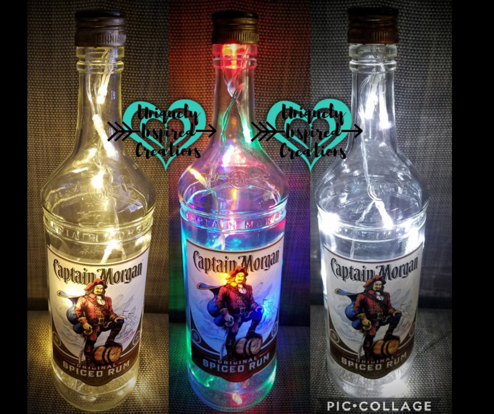 Captain Morgan Light Decor Different Colored Lights to - Etsy