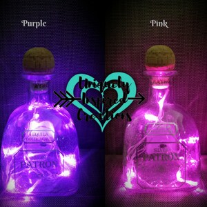 Patron Bottle Light Decor , Different Colored Lights to Choose From ...