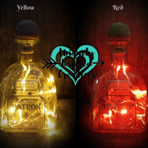 Patron Bottle Light Decor , Different Colored Lights to Choose From ...